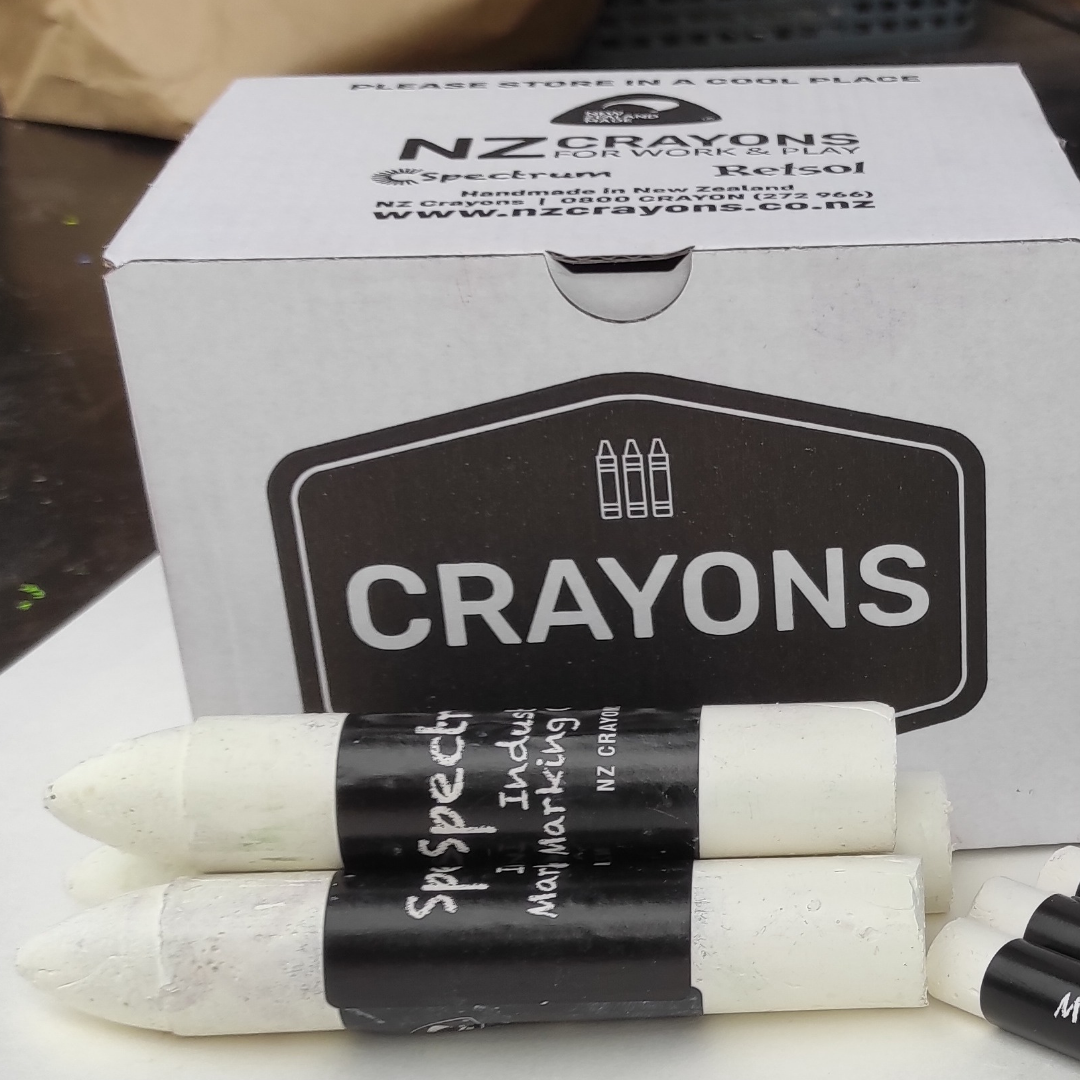 White Oil Paint Crayons – NZ Crayons